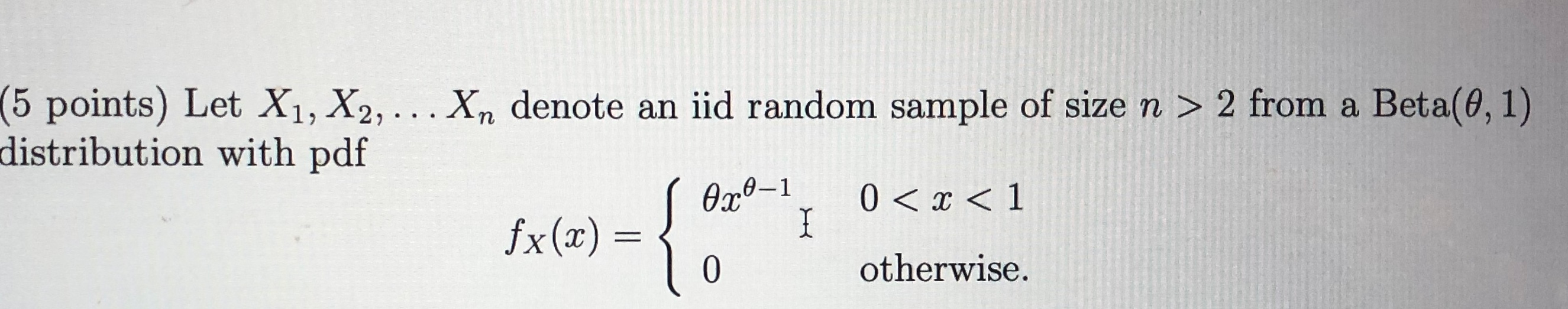 Solved 1. Find the Cramer-Rao lower bound of θ. 2. State | Chegg.com
