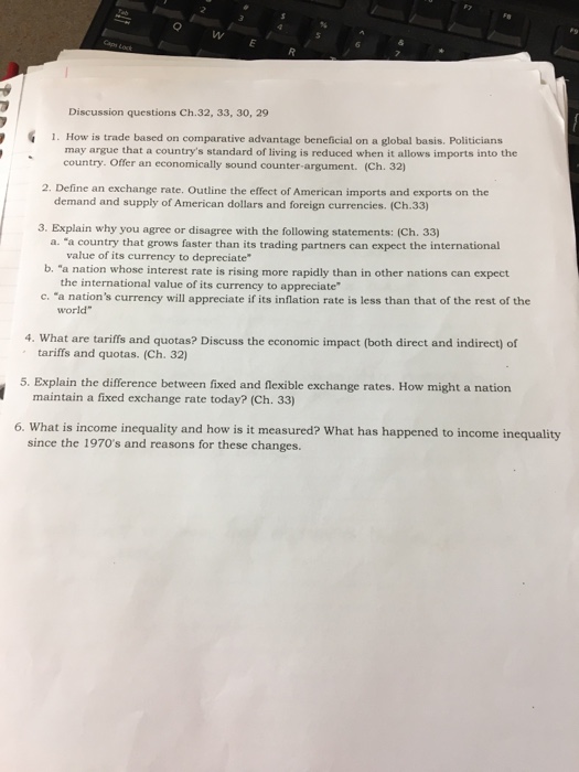 Solved Discussion questions Ch.32, 33, 30, 29 1. How is | Chegg.com