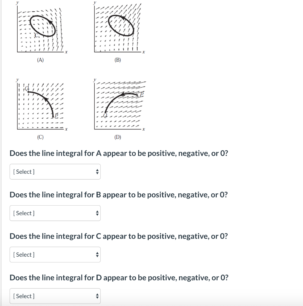 Solved Question 20 1 pts Consider the line integrals F. ds | Chegg.com