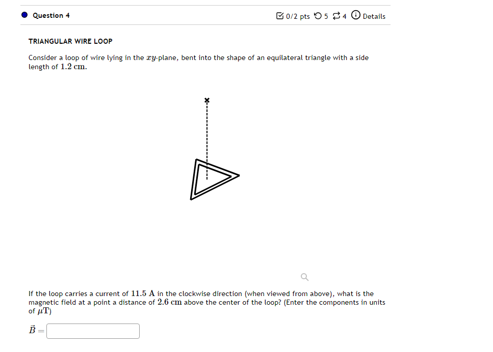 Solved Consider a loop of wire lying in the xy-plane, bent | Chegg.com