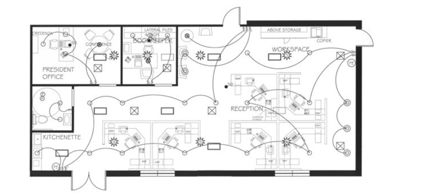 Electrical Floor Plan Sample