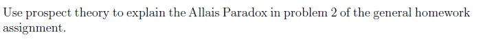 Solved (The Allais Paradox) Suppose we are offered a choice | Chegg.com