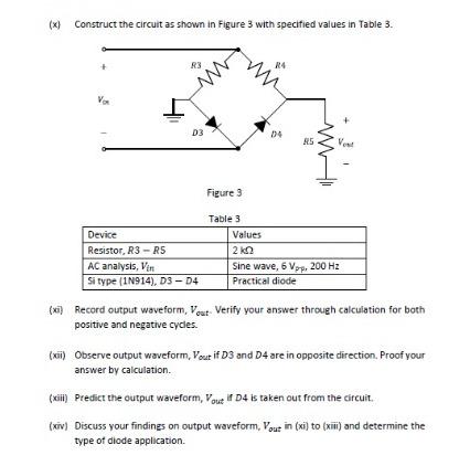 Solved 2. PROCEDURE (0) Construct the circuit as shown in | Chegg.com