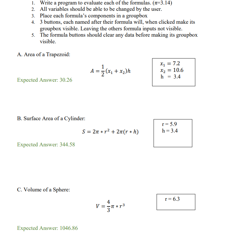 Solved Visual Basics/ Visual Studio Programming (Need | Chegg.com