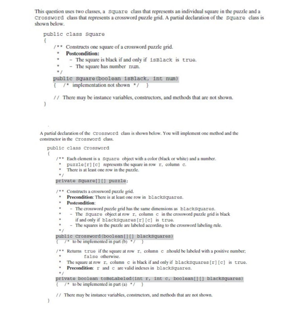 Solved I need part a) and part b) answered in Java. All | Chegg.com