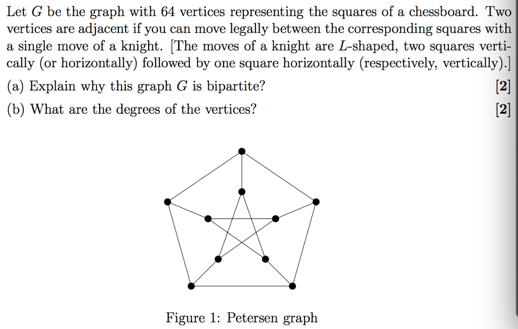 Solved Let G be the graph with 64 vertices representing the | Chegg.com