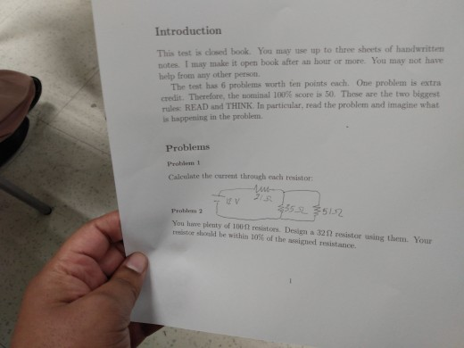 Solved Introduction This test is closed book. You may use up | Chegg.com