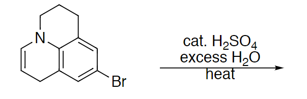 Solved cat. H2SO4 excess H2O heat Br | Chegg.com