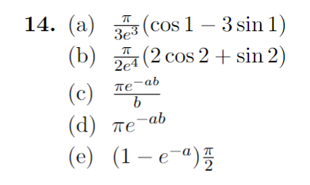 Complex Analysis: Question 14 Can you solve this? | Chegg.com