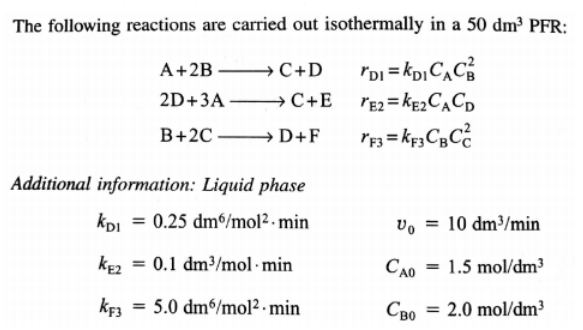 - Chemical Reaction Engineering problem -Make sure to | Chegg.com