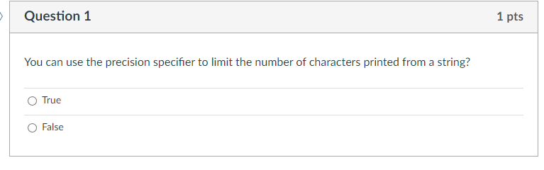 Solved You can use the precision specifier to limit the | Chegg.com