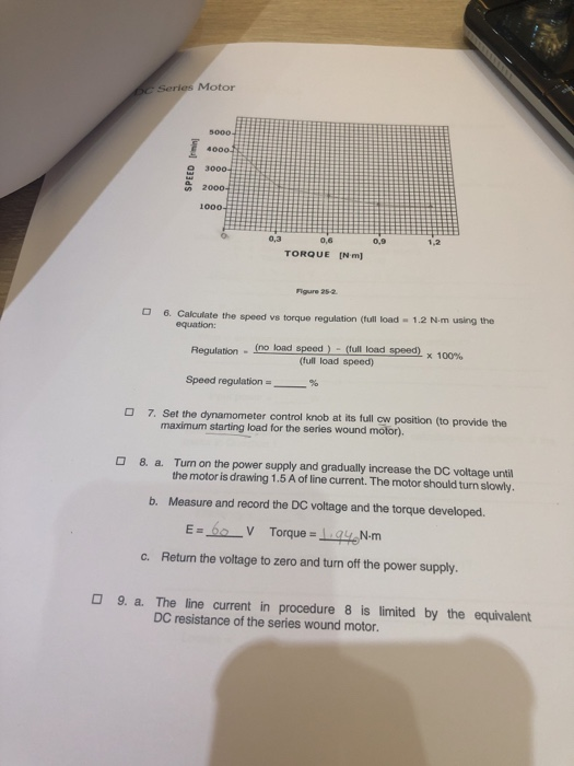 Solved 1. Calculate the mechanical output power developed by | Chegg.com