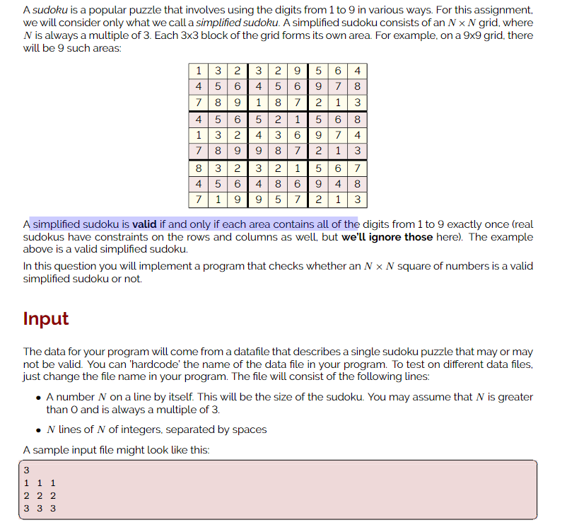 Solved A sudoku is a popular puzzle that involves using the | Chegg.com