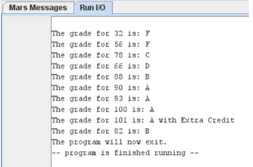 Solved Task 2: Return a Letter Grade from Scores in | Chegg.com