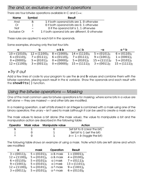 Solved Data Structures and Objects CSIS 3700 Lab 4- Bitwise | Chegg.com