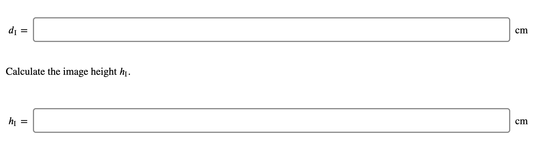 Solved An object 1.45 cm tall is placed 3.10 cm in front of | Chegg.com