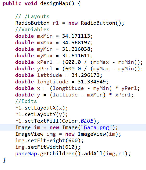 Solved The code in the picture using javaFx, The code run | Chegg.com