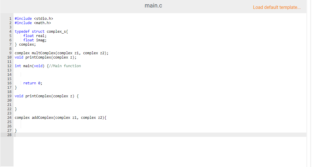 Solved Can someone do this code using structs use comments | Chegg.com