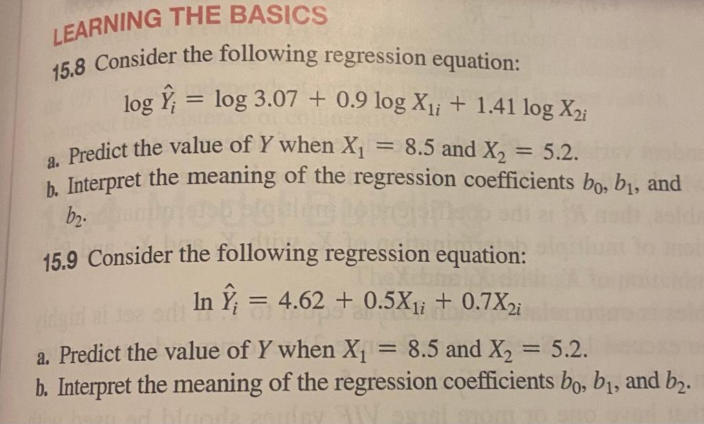 Solved 15.8 Consider the following regression equation: | Chegg.com