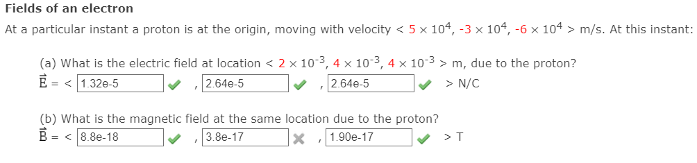 Solved Fields of an electron At a particular instant a | Chegg.com