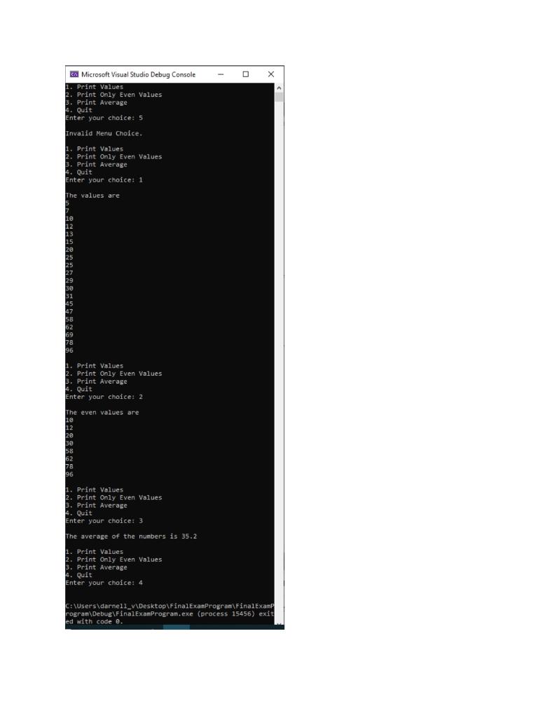 Solved For this program you will write a program that will | Chegg.com