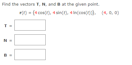 Solved Find the length of the curve. sin(t)), -4 ≤ts 4 r(t) | Chegg.com