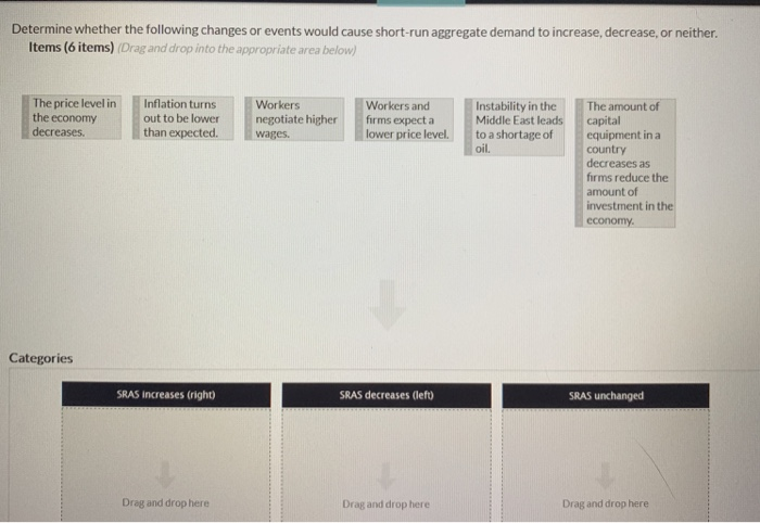 Solved Determine whether the following changes or events | Chegg.com