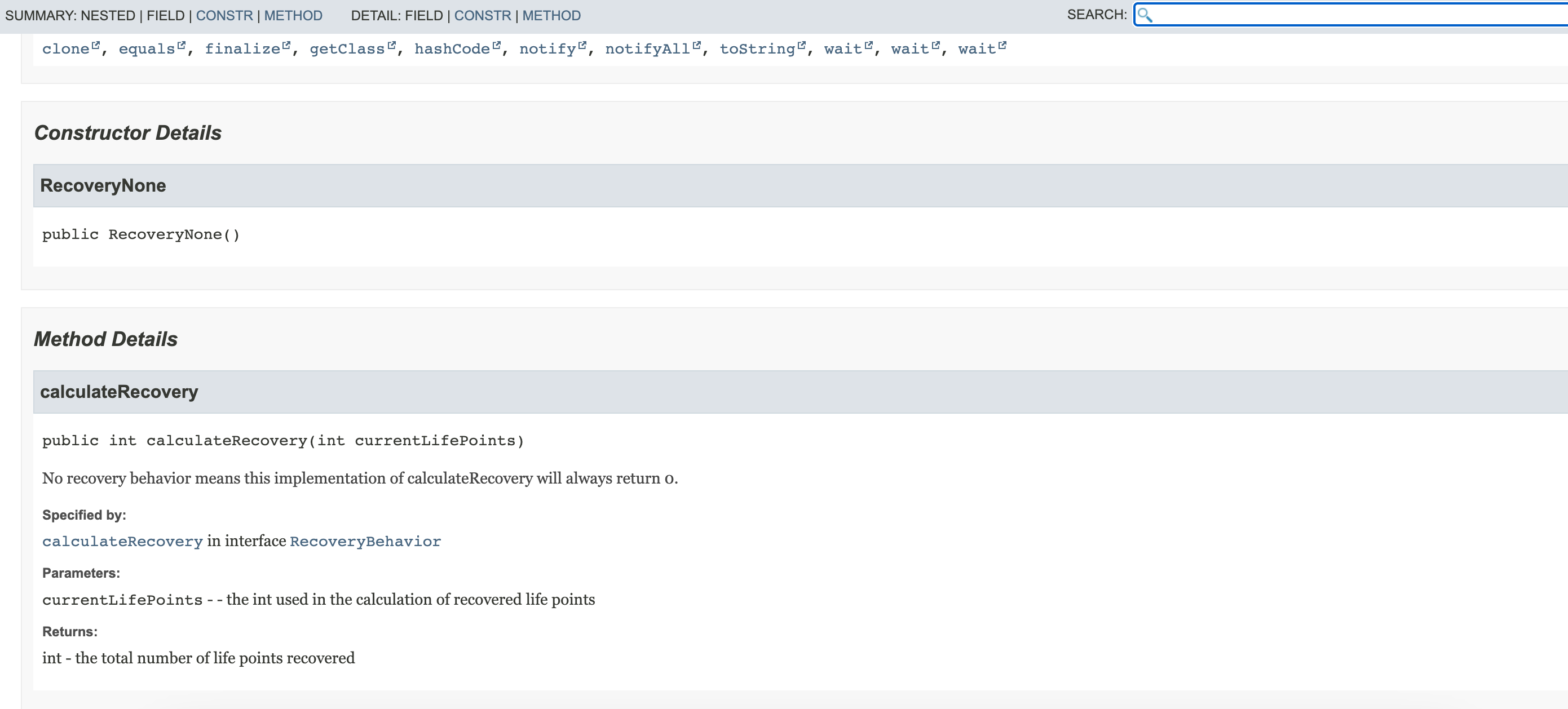 Solved Constructor Details RecoveryLinear public | Chegg.com