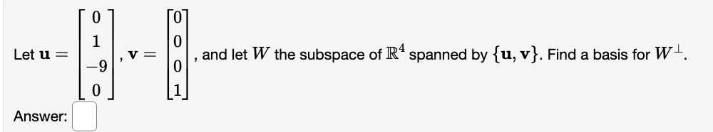 Solved 1 Let L be the line spanned by :) 9 in R3. 2 Find a | Chegg.com