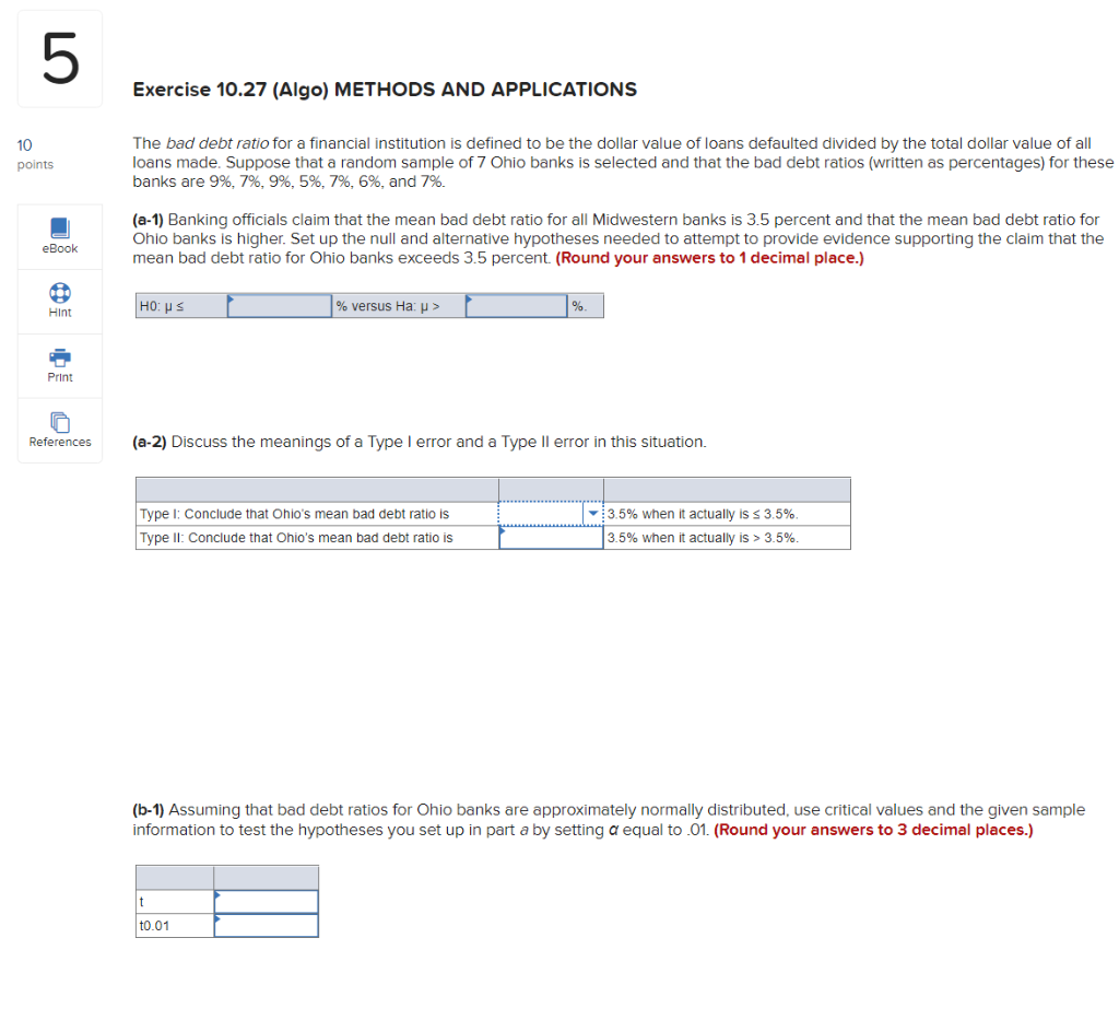 Solved Exercise 10.27 (Algo) METHODS AND APPLICATIONS The | Chegg.com