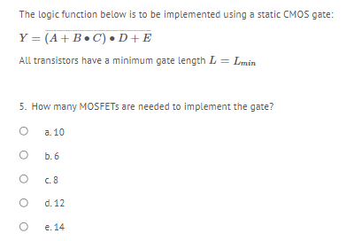 Solved The logic function below is to be implemented using a | Chegg.com