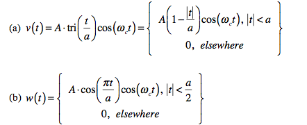 Solved 4. Use the modulation property of the Fourier | Chegg.com