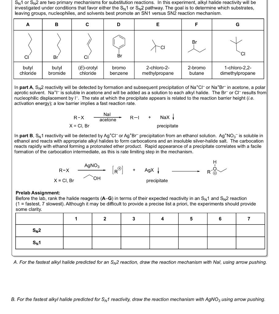 Solved SN1 or SN2 are two primary mechanisms for | Chegg.com