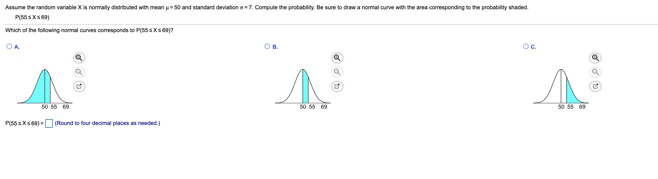 Solved Assume the random variable X is normally distributed | Chegg.com