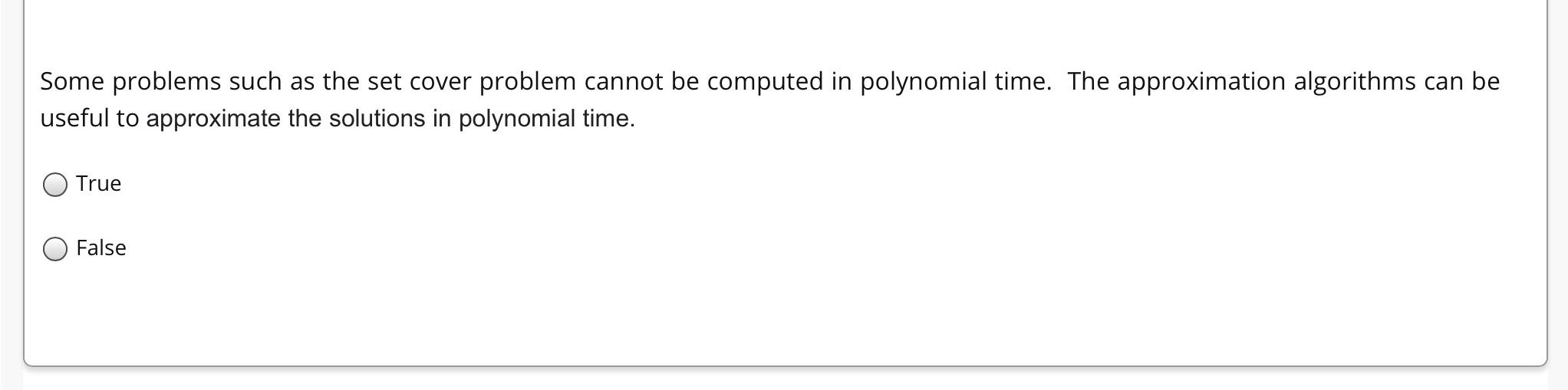 Solved Some problems such as the set cover problem cannot be | Chegg.com