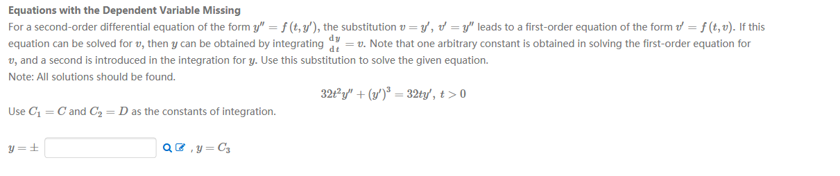 Equations with the Dependent Variable Missing For a | Chegg.com