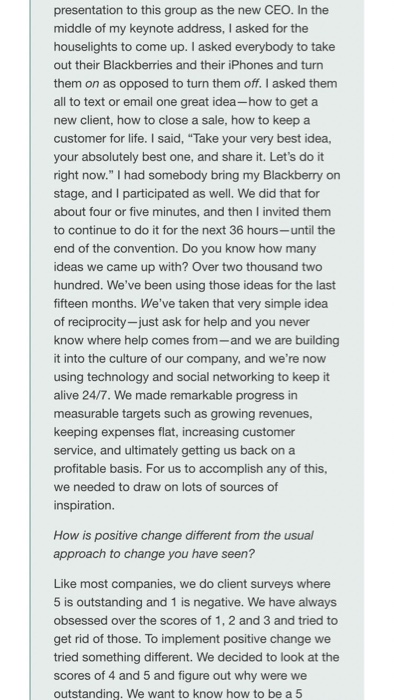 Solved Jim Mallozzi: Implementing Positive Change in | Chegg.com