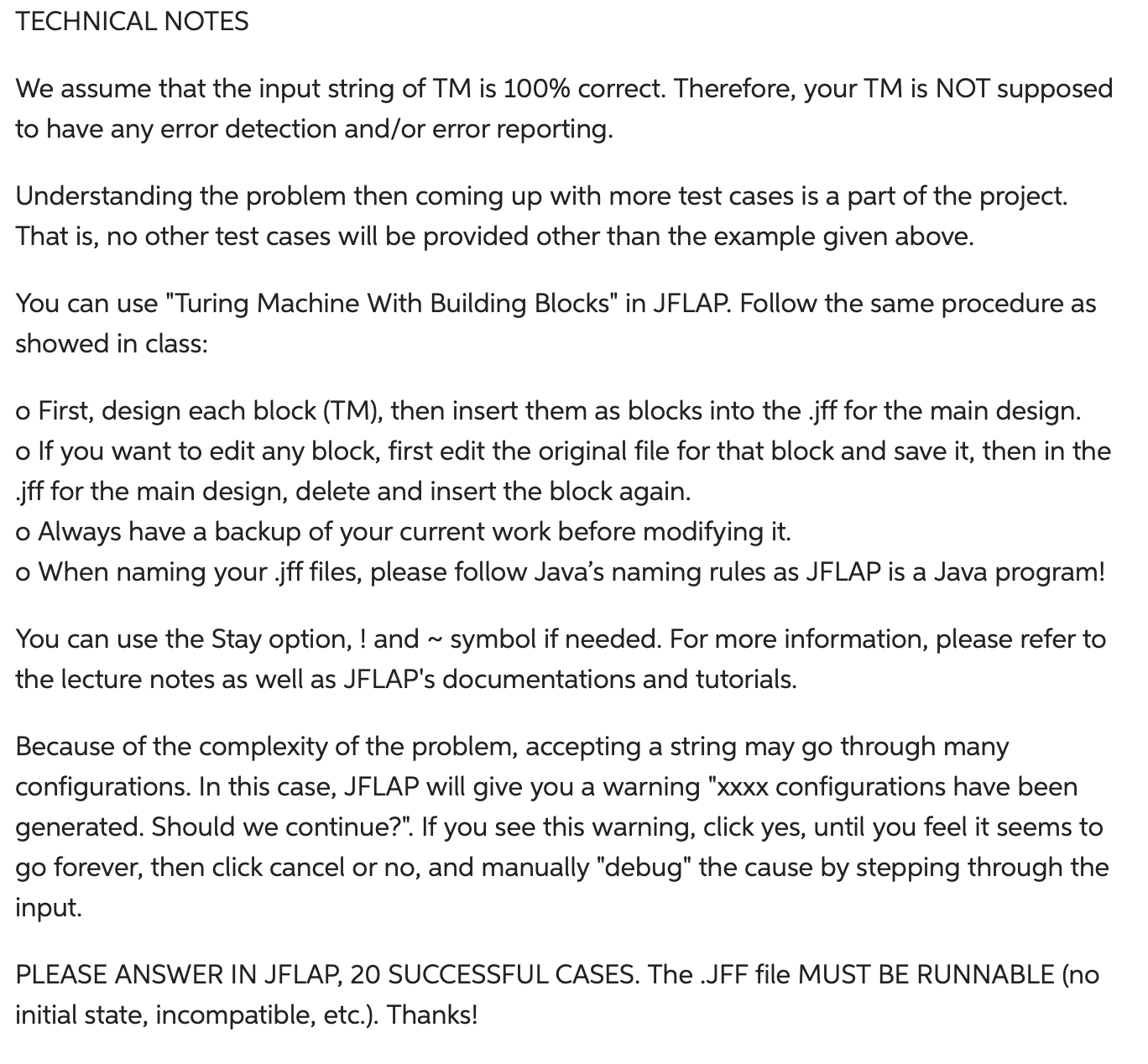 Solved I need to design and implement a standard Turing | Chegg.com