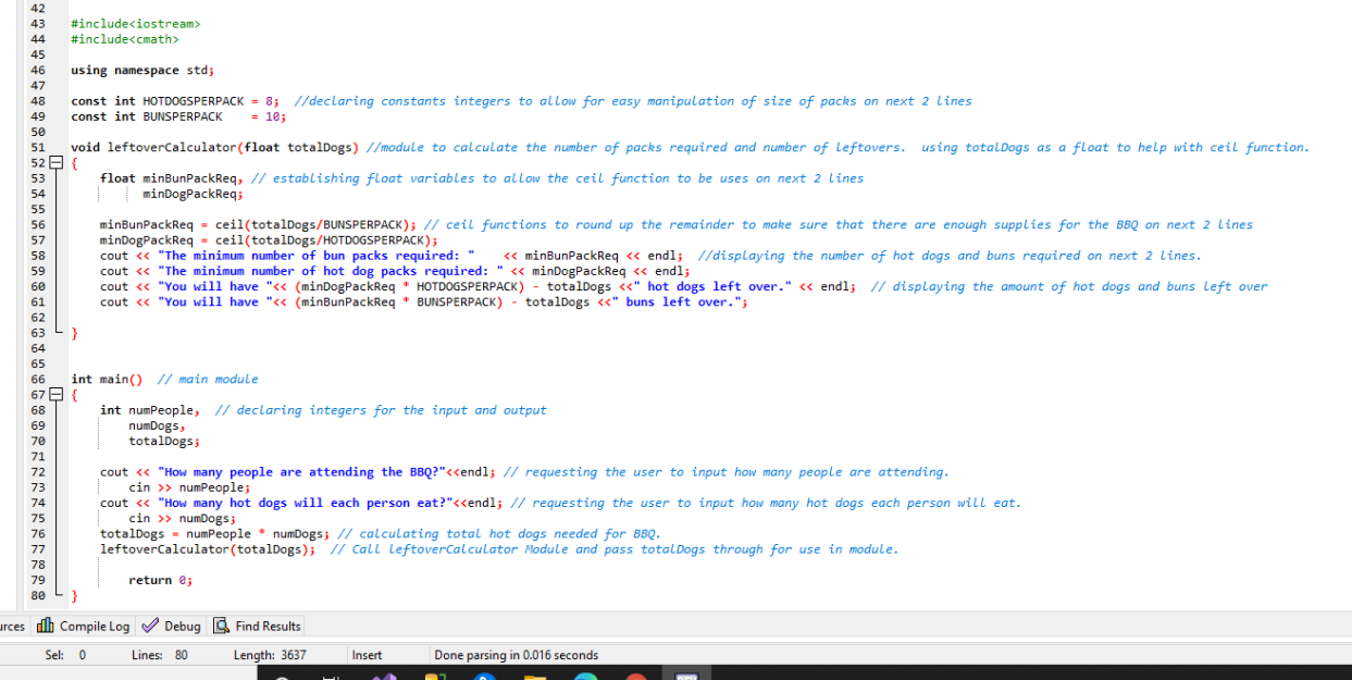 Solved Need This in C++ PsuedoCode and actual code below and | Chegg.com