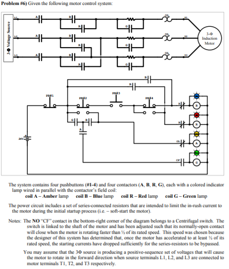 Solved Problem #6) Given the following motor control system. | Chegg.com