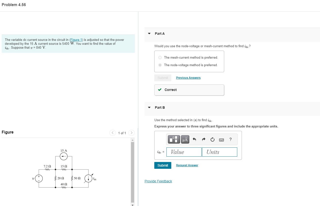 Solved The variable dc current source in the circuit in | Chegg.com