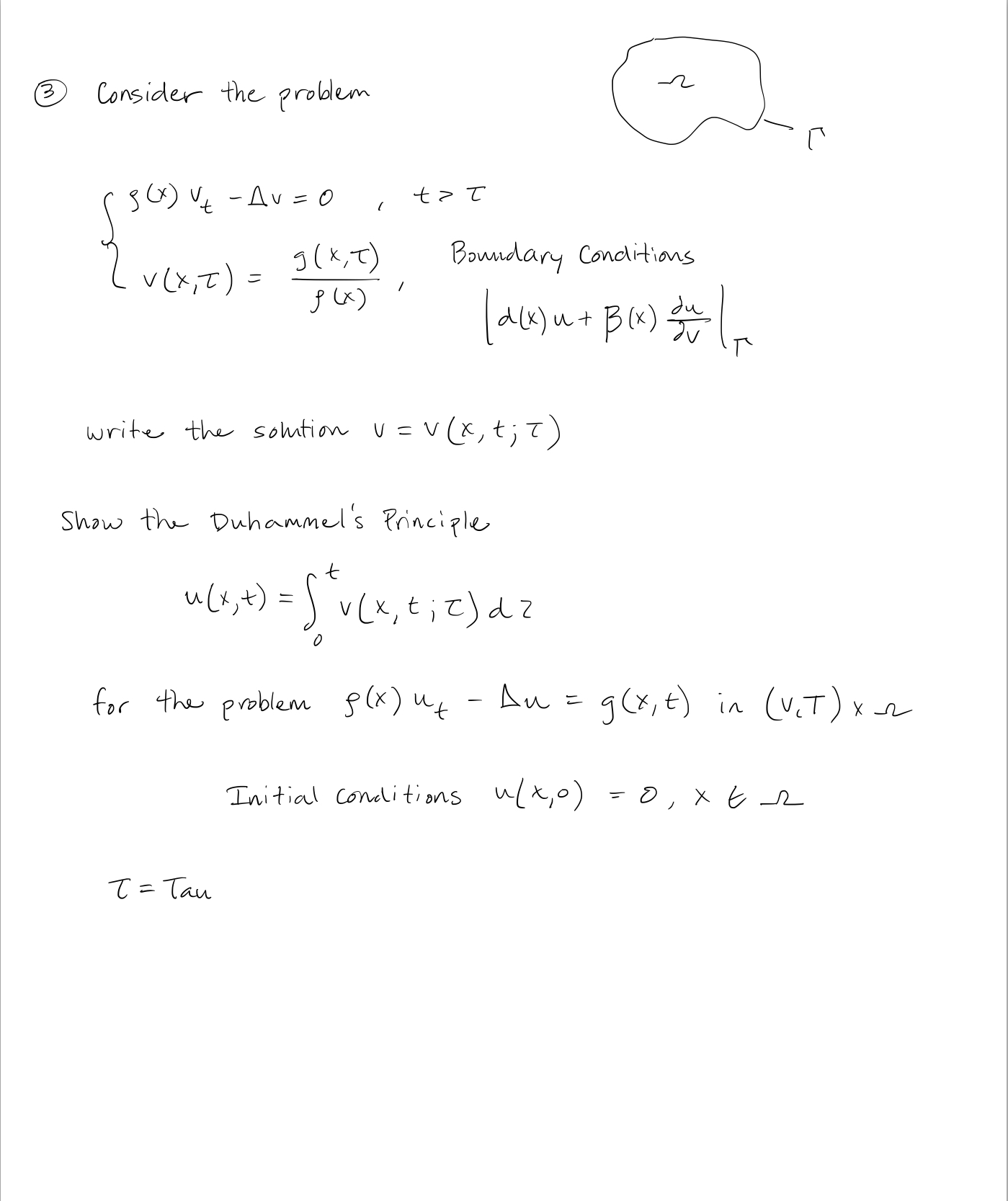 Solved (3) Consider the problem | Chegg.com