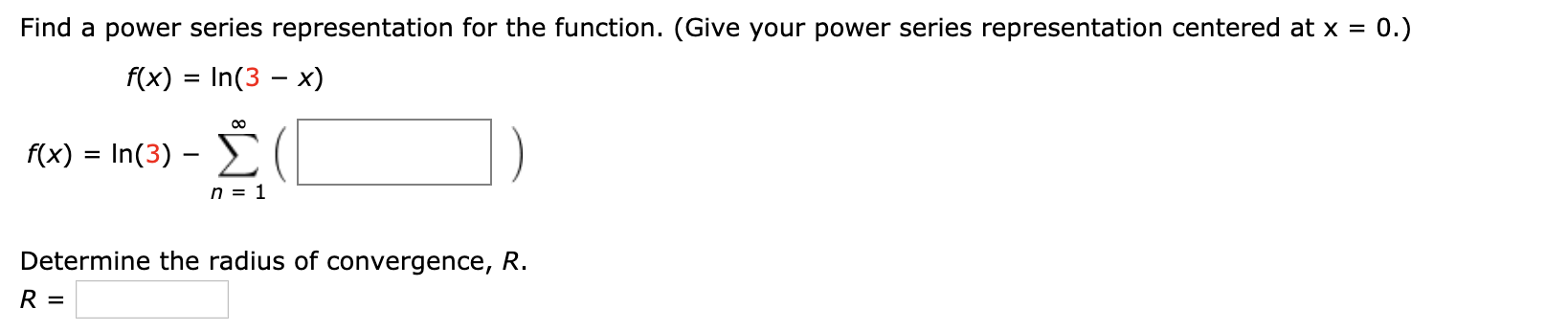 Solved Find a power series representation for the function. | Chegg.com