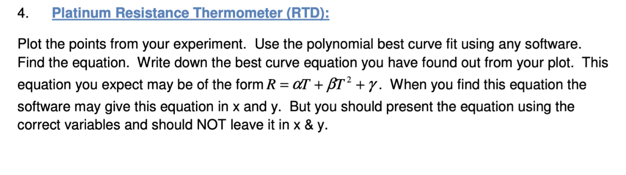 Calibration of Thermocouple (TC) and TC equations (15 | Chegg.com