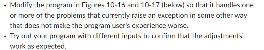 Solved - Modify the program in Figures 10−16 and 10−17 | Chegg.com