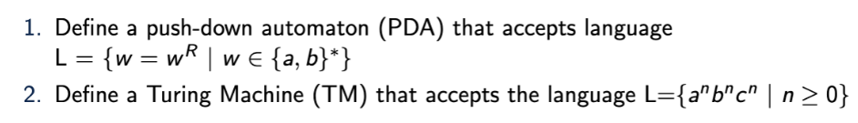 Solved Define a push-down automaton (PDA) ﻿that accepts | Chegg.com