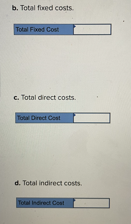 Solved Calculate each of the following, where the cost | Chegg.com