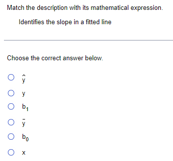 Solved Match the description with its mathematical | Chegg.com