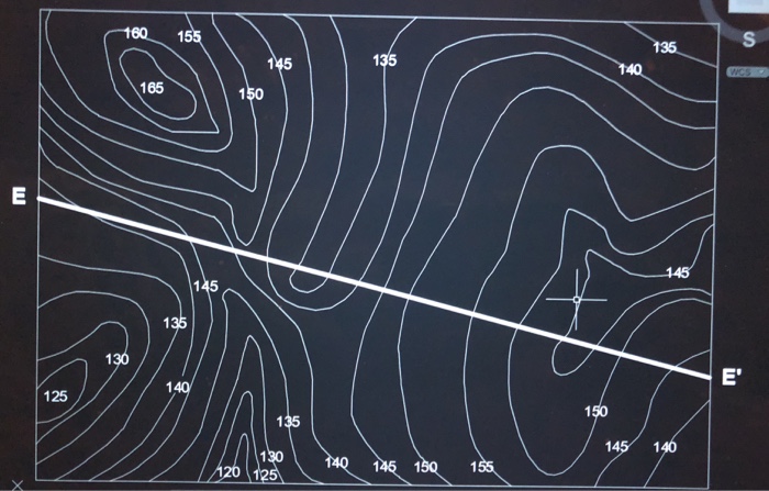 EE Is The Center Line Of A 20m Roadway That Has A Chegg