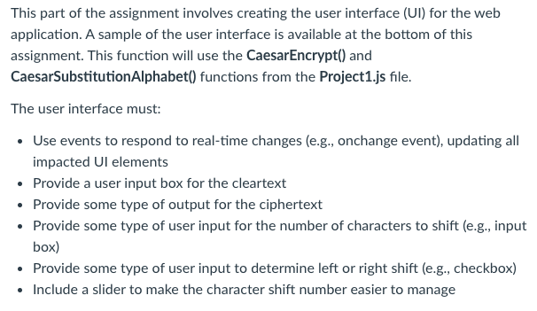 This part of the assignment involves creating the | Chegg.com